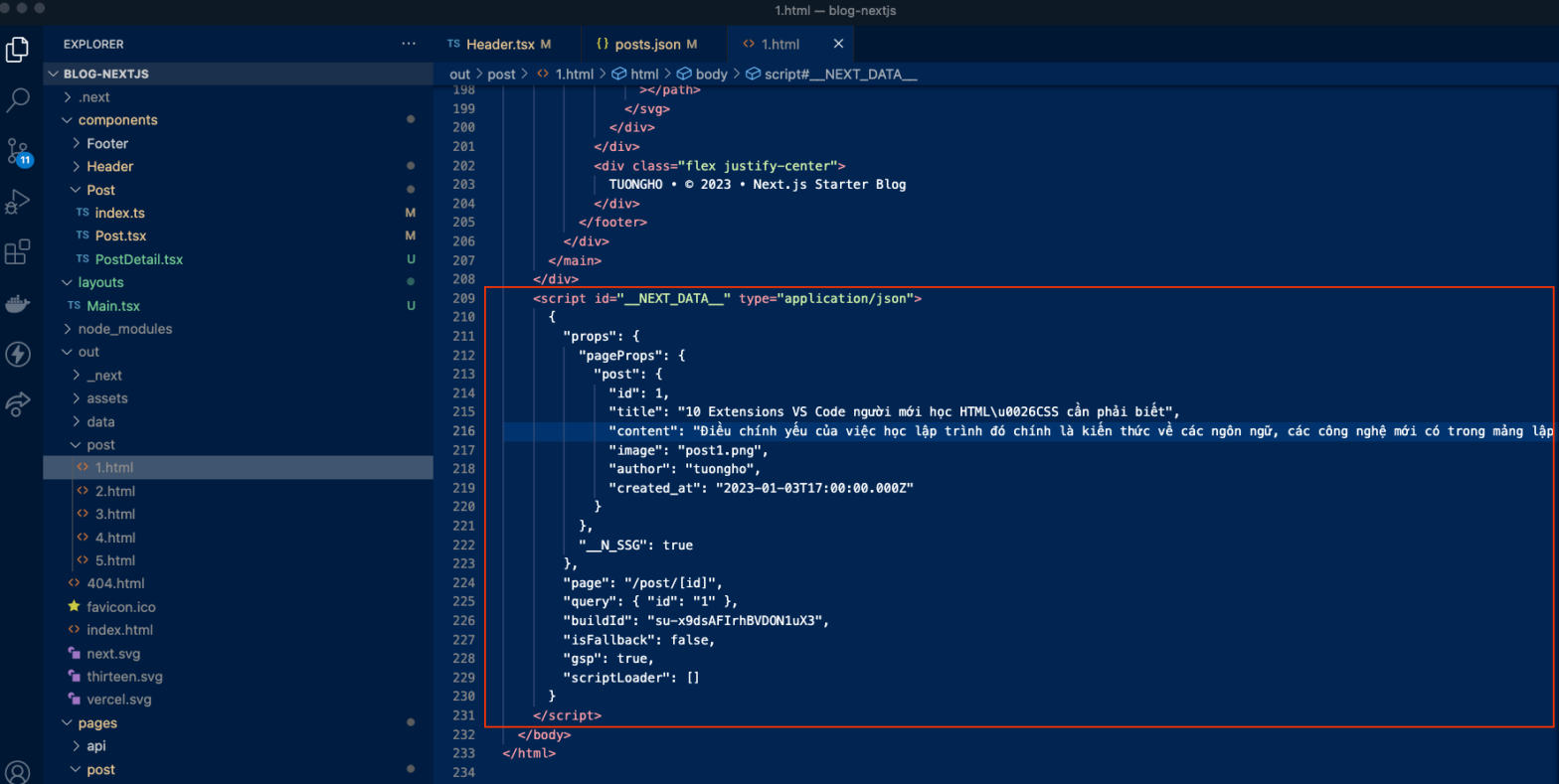 BUILD BLOG ĐƠN GIẢN - NextJS Phần 3 - MarketEnterprise Vietnam