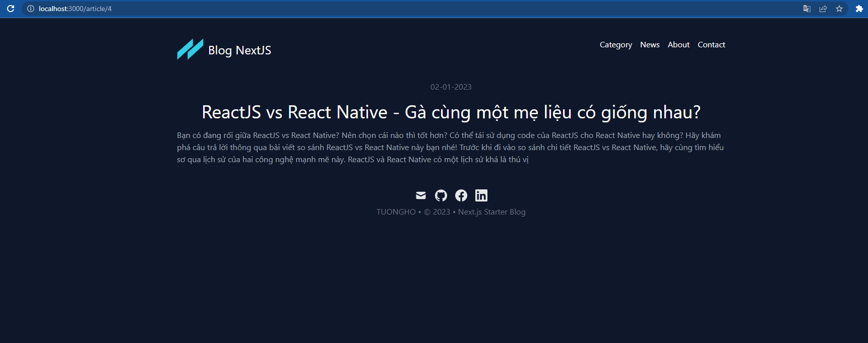 BUILD BLOG ĐƠN GIẢN - NextJS Phần 3 - MarketEnterprise Vietnam