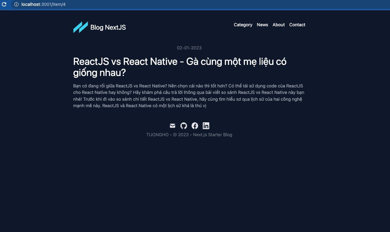 BUILD BLOG ĐƠN GIẢN - NextJS Phần 3 - MarketEnterprise Vietnam